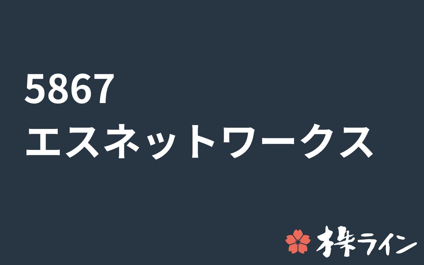 エスネットワークス≪5867≫株価予想 ツイッター投資家のリアルタイム売買：株ライン