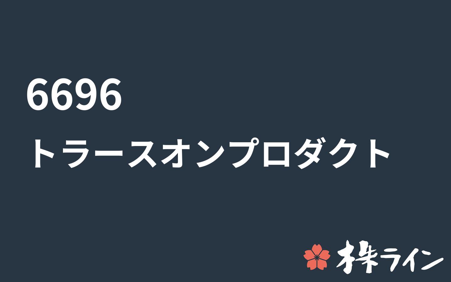 トラース・オン・プロダクト≪6696≫株価予想 ツイッター投資家のリアルタイム売買：株ライン