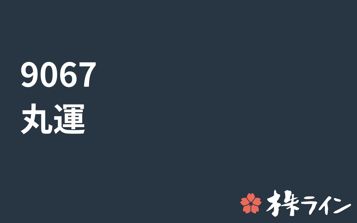 丸運≪9067≫株価予想 ツイッター投資家のリアルタイム売買：株ライン